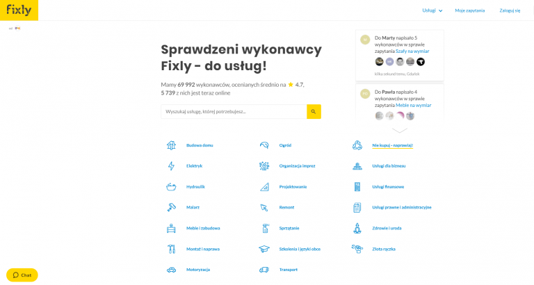 Teraz Fixly jest od wszystkich usług! - Blog Fixly.pl