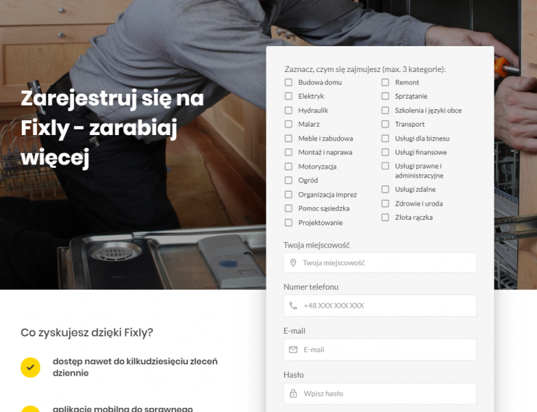 Jak zarejestrować konto na Fixly? [PORADNIK]